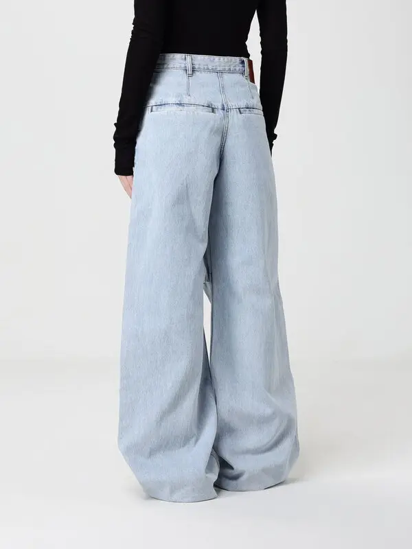 ENTIRE STUDIOS Wide-leg Jeans In Cotton Denim