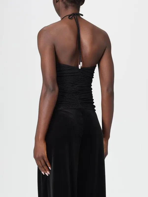 Alexandre Vauthier Halter Neck Ruched Top