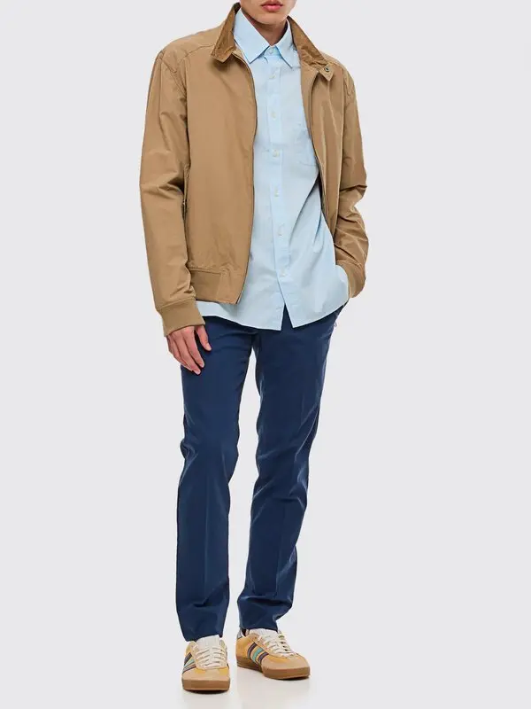BARBOUR INTERNATIONAL Cotton Blend Rectifier Harrington Bomber - Brown