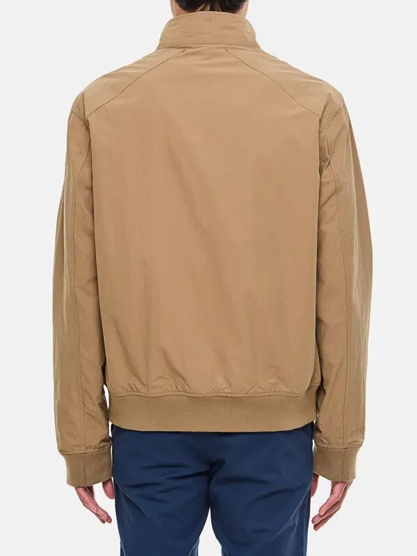 BARBOUR INTERNATIONAL Cotton Blend Rectifier Harrington Bomber - Brown
