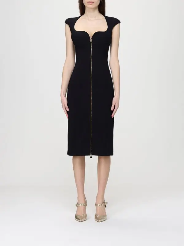 Elisabetta Franchi Corset Dress - Black