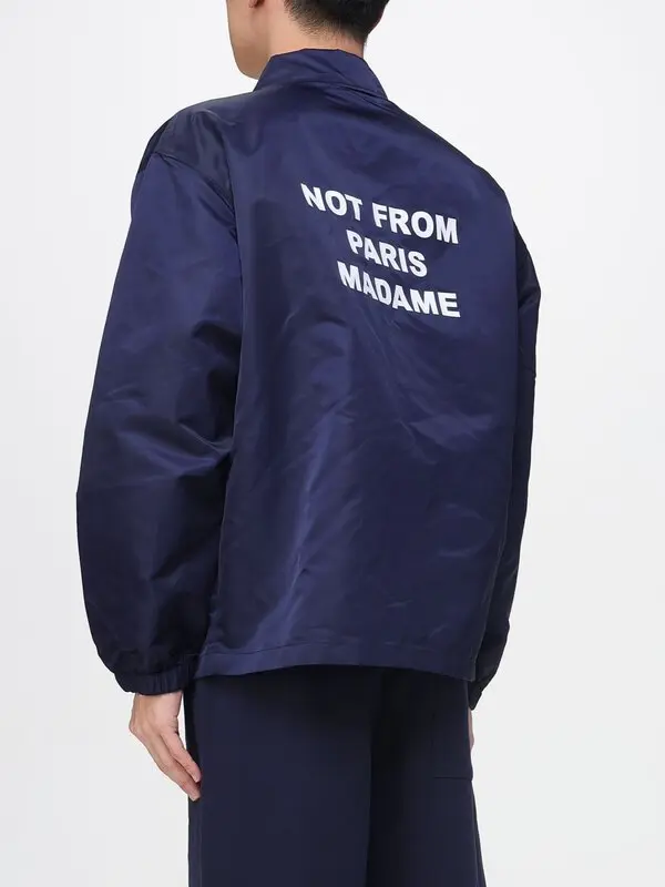 Drole De Monsieur Printed Jacket - Blue