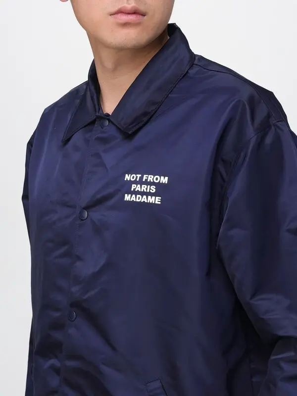 Drole De Monsieur Printed Jacket - Blue