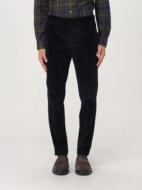 PT TORINO Tailored Corduroy Trousers - Blue