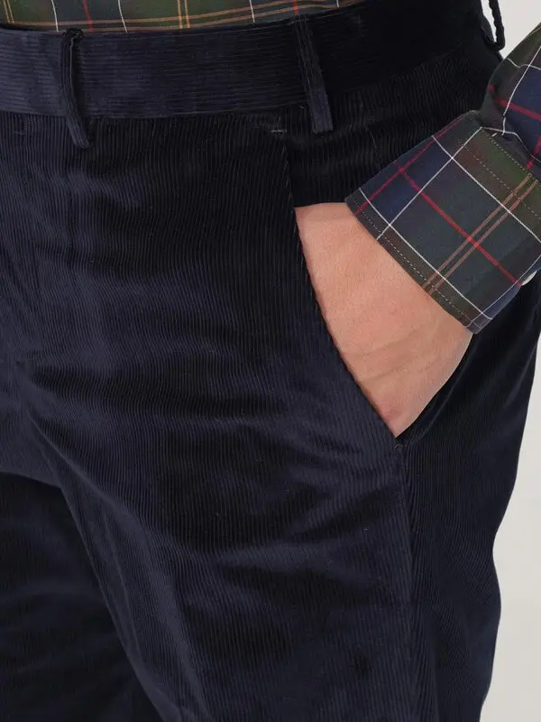 PT TORINO Tailored Corduroy Trousers - Blue