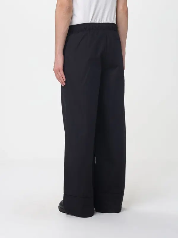 ENTIRE STUDIOS Jersey Wide Leg Trousers - Black
