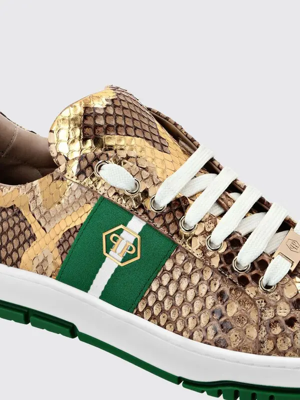 Philipp Plein Python Leather Sneakers