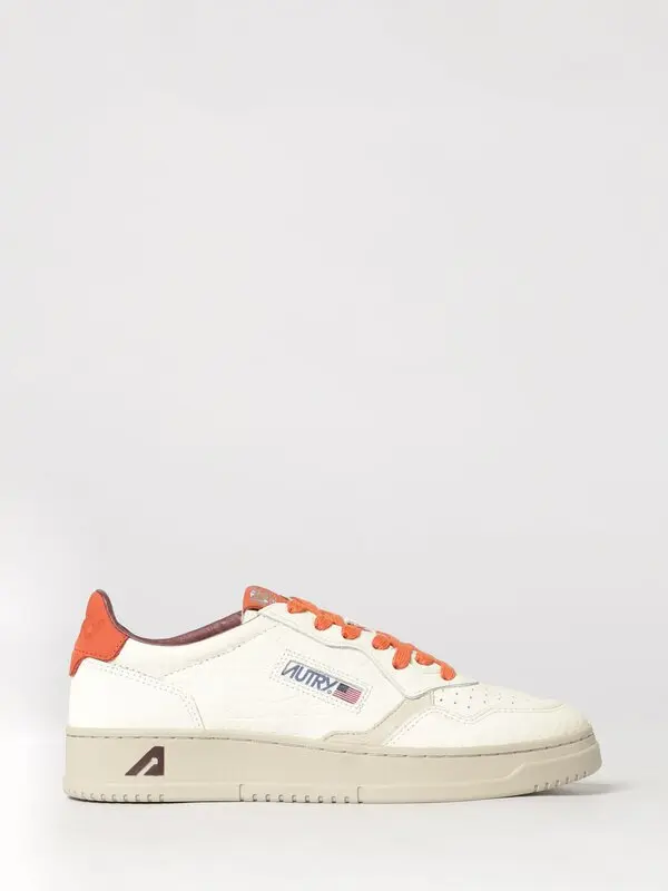 AUTRY Medalist Low Top Sneakers In Bi-leather And Suede - Red