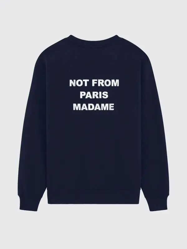 Drole De Monsieur Sweatshirt Colour - Blue