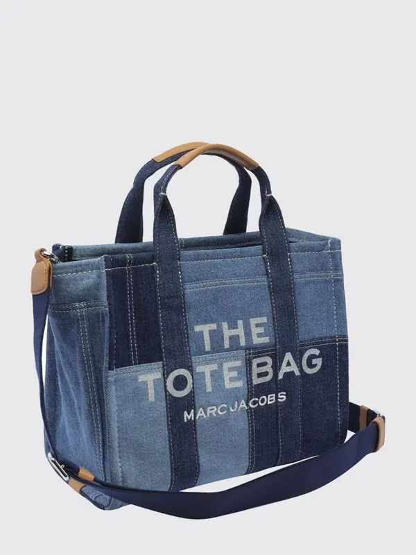 Marc Jacobs The Medium Tote Bag In Patchwork Cotton With Logo