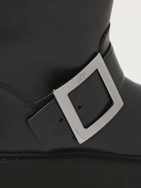 ROGER VIVIER Buckled Platform Boots