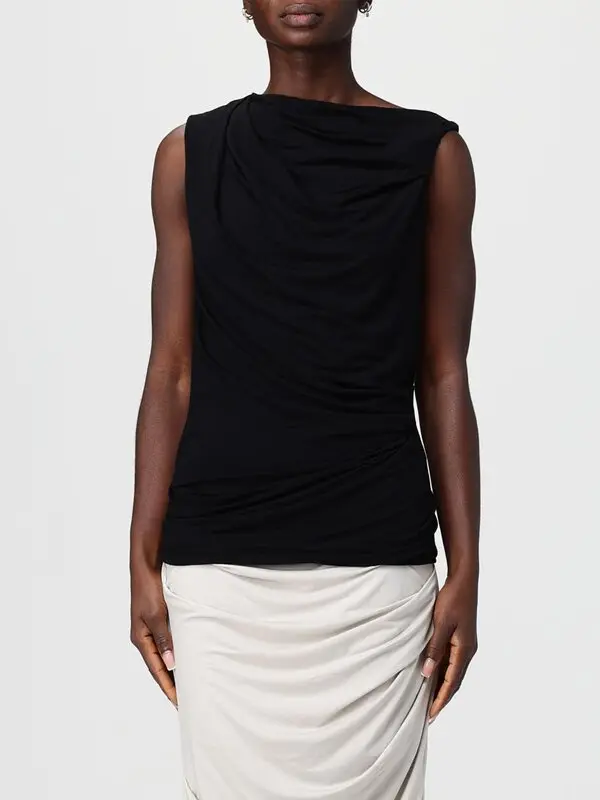 ENTIRE STUDIOS Draped Top - Black