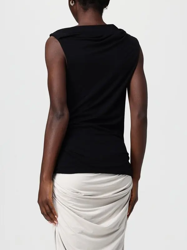 ENTIRE STUDIOS Draped Top - Black