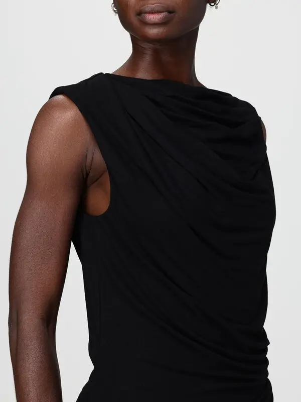 ENTIRE STUDIOS Draped Top - Black
