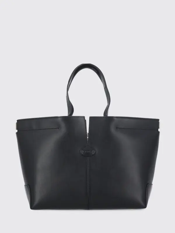 TOD'S Di Bag Folio Leather Handbag - Black