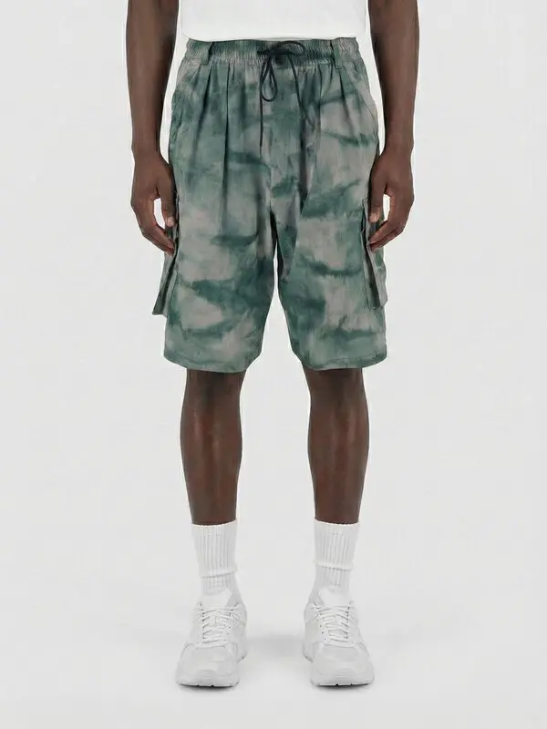 Y3 Cargo Shorts In Technical Camouflage Fabric
