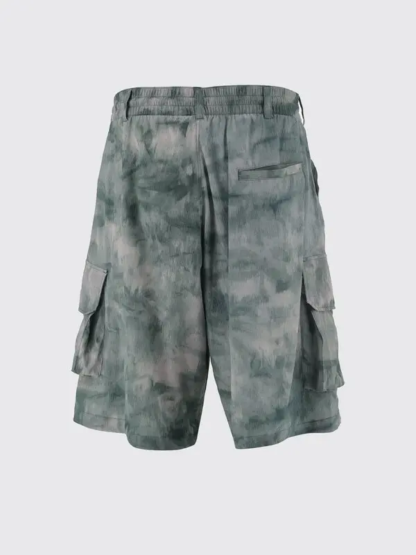 Y3 Cargo Shorts In Technical Camouflage Fabric