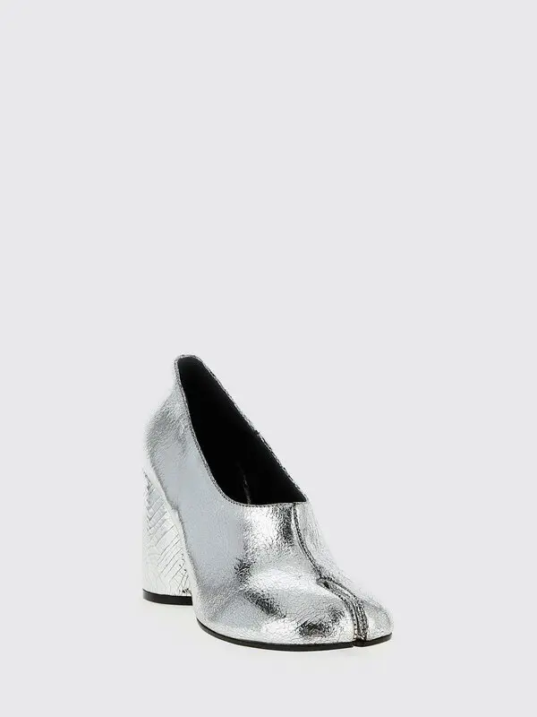 MAISON MARGIELA Tabi Crackled Laminated Leather Pumps