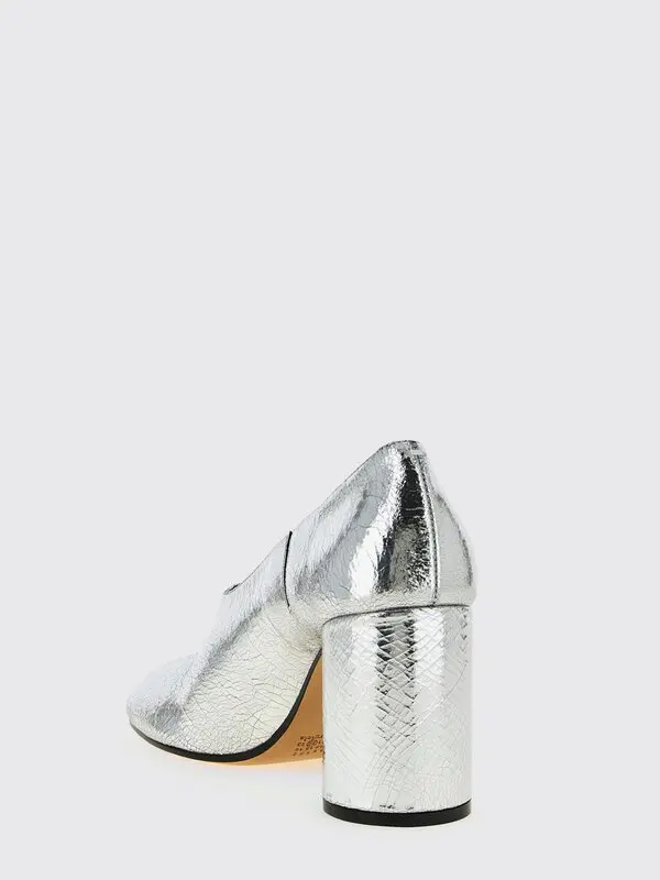 MAISON MARGIELA Tabi Crackled Laminated Leather Pumps