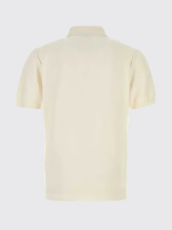 TOM FORD Cotton And Silk Knit Polo Shirt