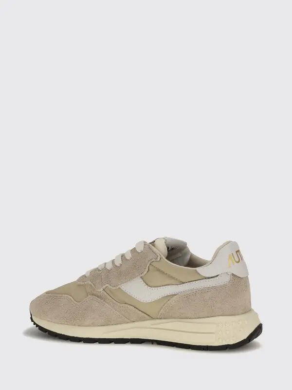 AUTRY Reelwind Nylon And Suede Sneakers With Serrated Sole - White 2
