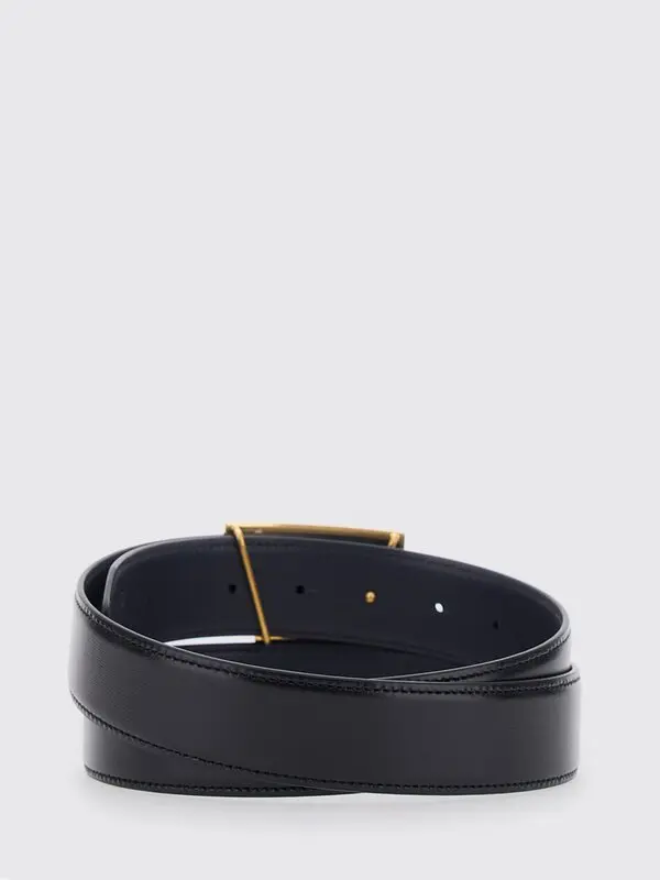 TOD'S Belt With T Buckle - Black