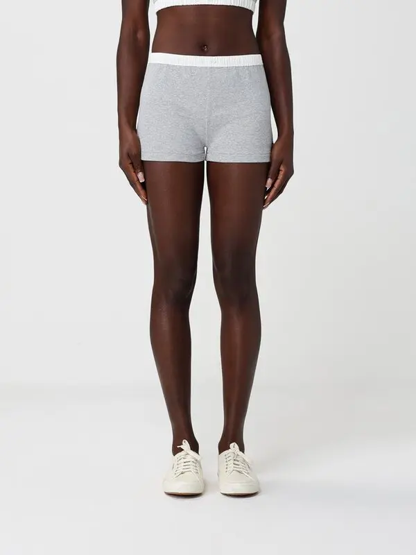 ENTIRE STUDIOS Knit Culotte Shorts - Grey