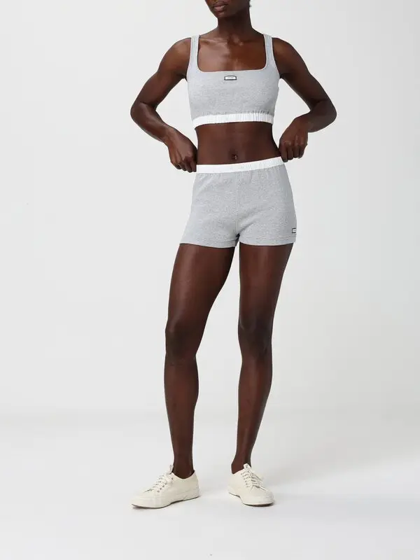 ENTIRE STUDIOS Knit Culotte Shorts - Grey