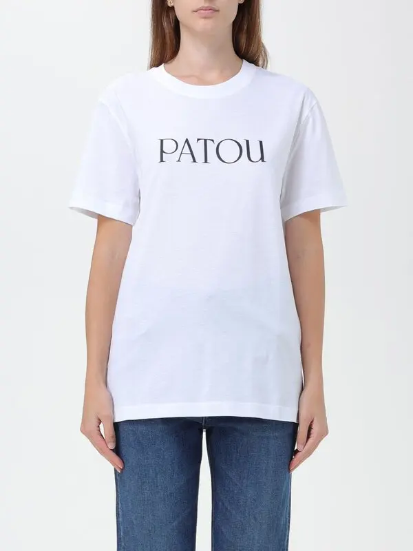 PATOU Cotton T-shirt With Logo - White