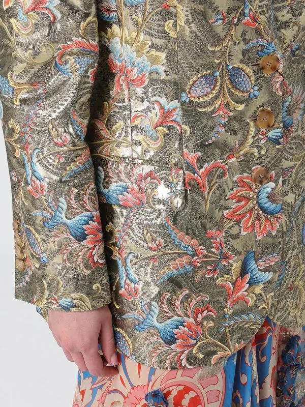Etro Floral Single-breasted Blazer