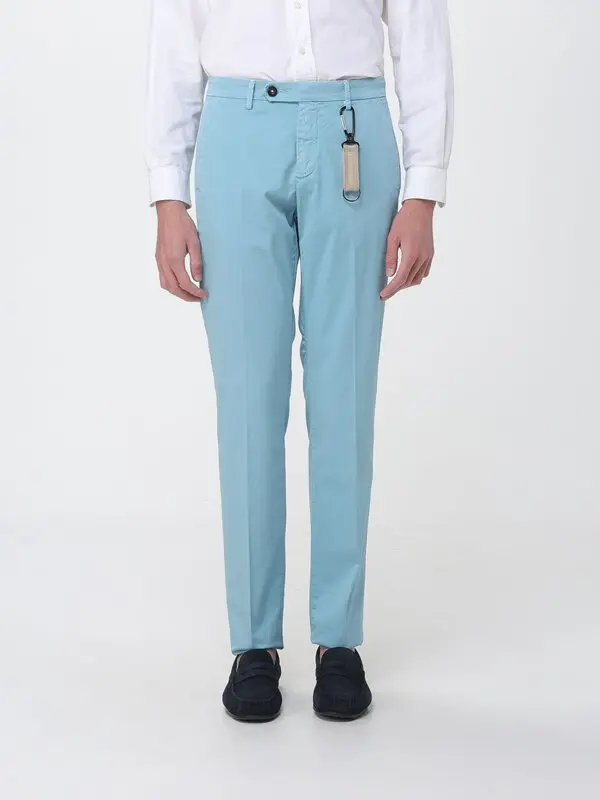 MANUEL RITZ Stretch Cotton Chino Trousers