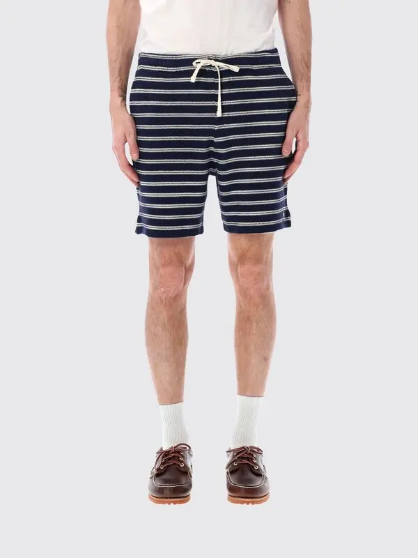 Polo Ralph Lauren Striped Cotton Shorts - Blue