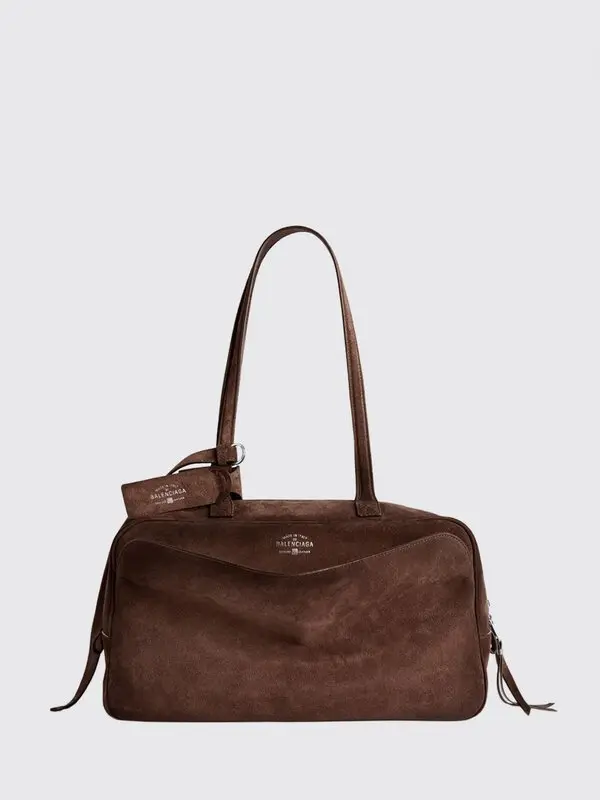 Balenciaga Carrie Medium Suede Bag