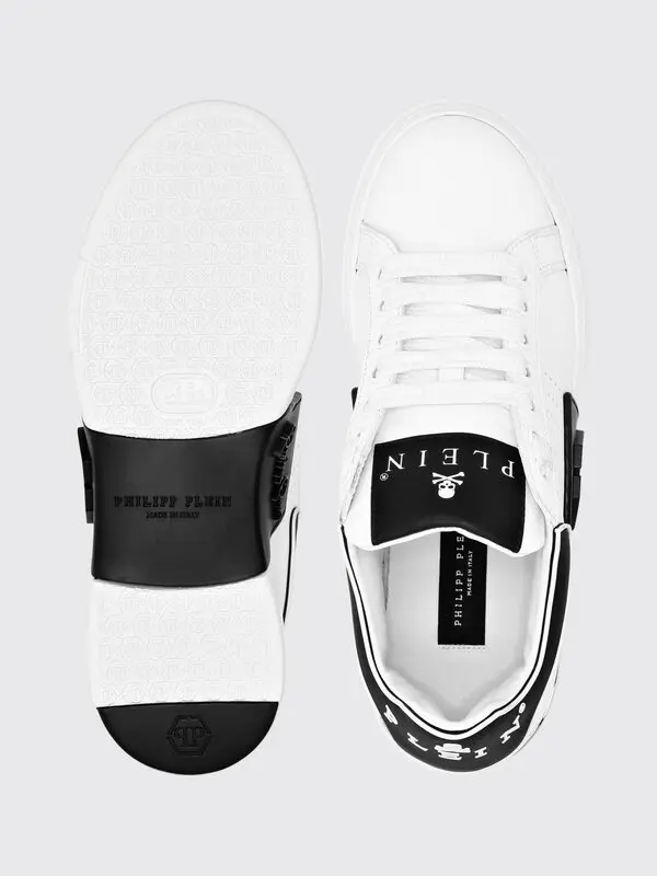 Philipp Plein Leather Sneakers - White