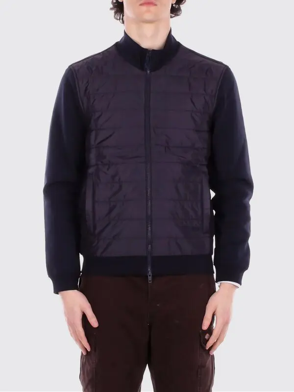 FAY Nylon And Cotton Bomber Down Jacket