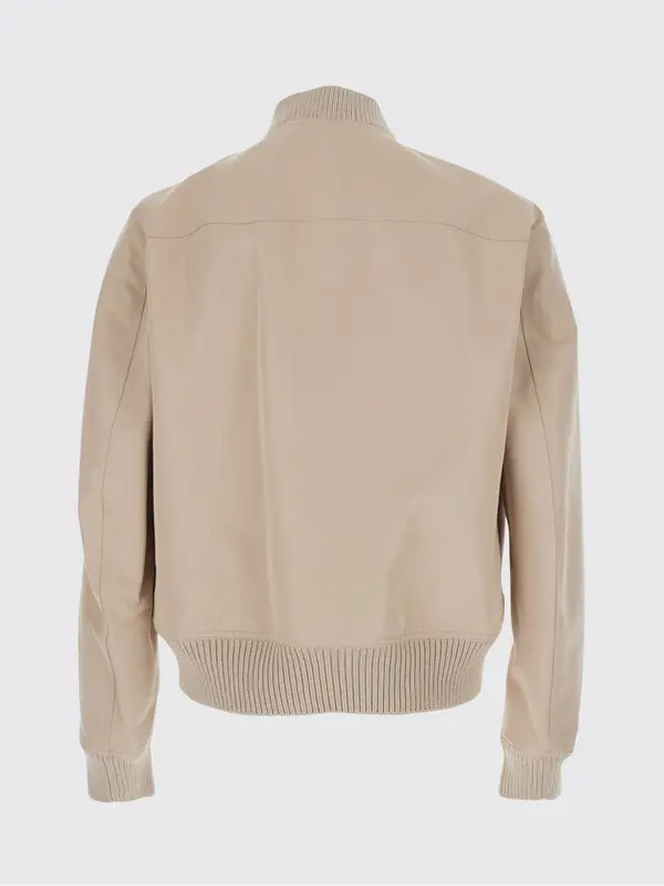 Rick Owens Cotton Bomber Jacket - Beige