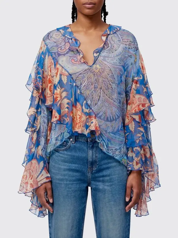 Etro Printed Silk Blouse