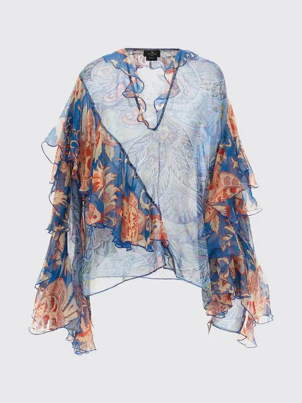 Etro Printed Silk Blouse