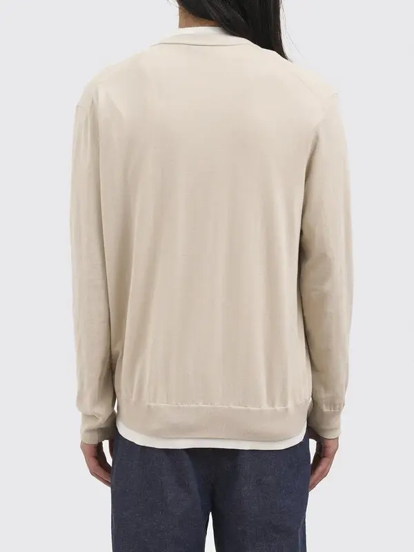 PAOLO PECORA Cotton Cardigan - Beige
