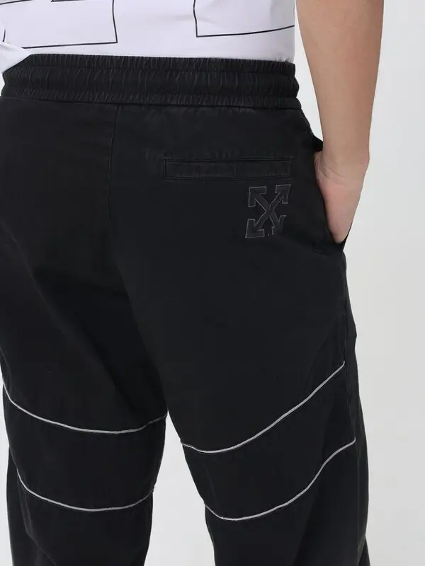 Off-White Stretch Technical Fabric Jogging Pants Palm Angels