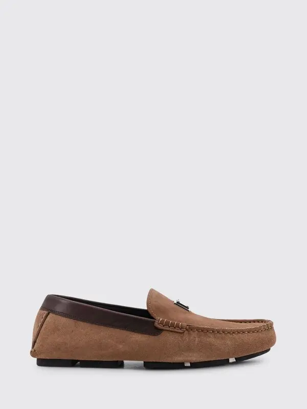 Dolce & Gabbana Driver Suede Loafers - Hazel
