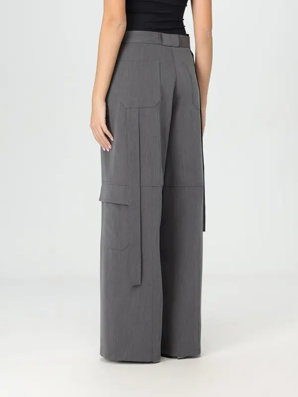 Pinko Tailored Wide-leg Trousers With Belted Detail