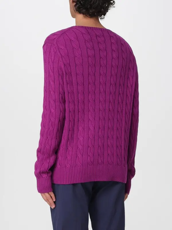 Polo Ralph Lauren Cable Knit Pullover - Lilac