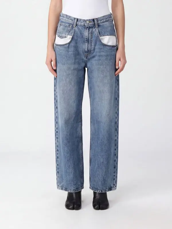 MAISON MARGIELA Wide Leg Jeans - Denim