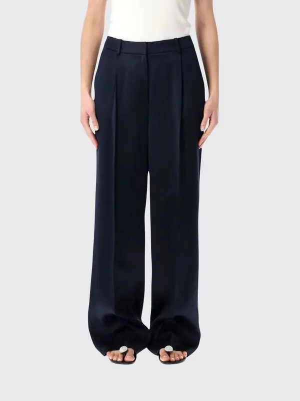 ANINE BING Viscose Wide Leg Trousers