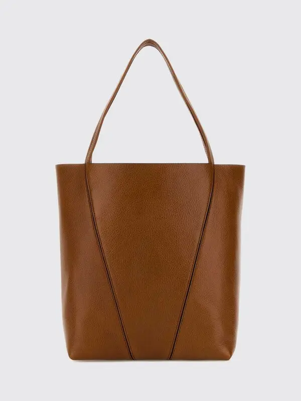 Chloé Textured Leather Shoulder Bag - Burnt