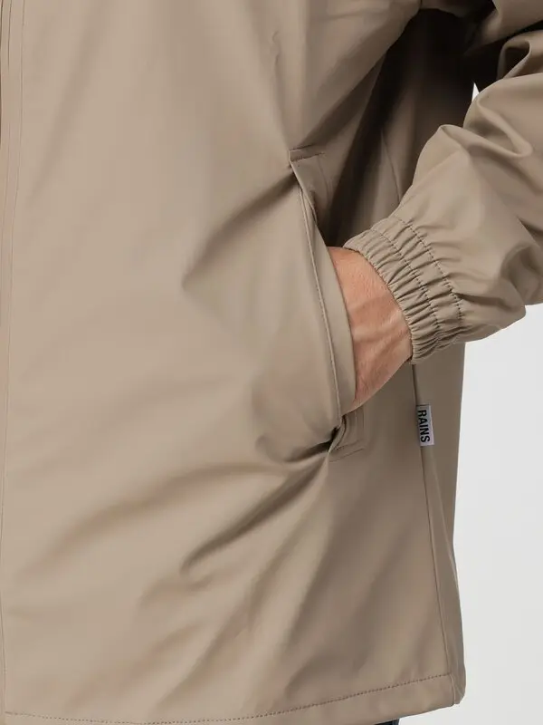 Rains Storm Breaker Raincoat In Technical Fabric - Beige