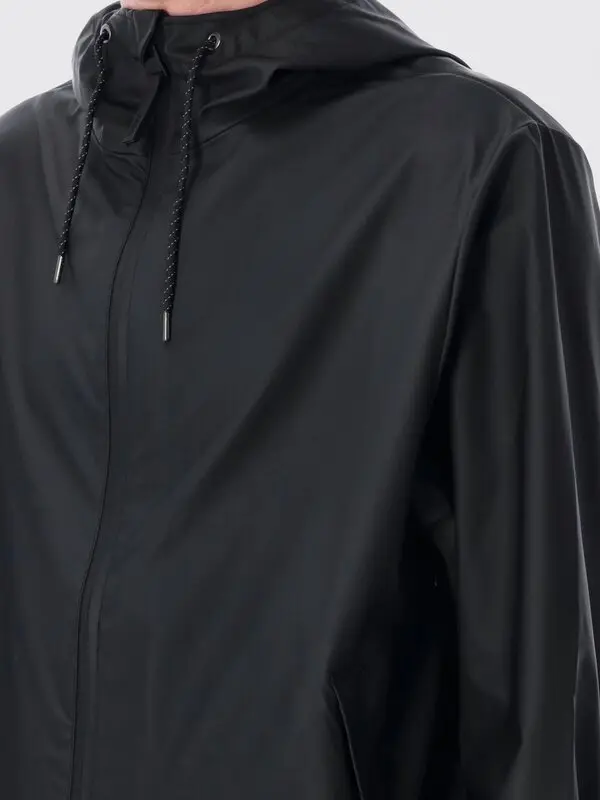Rains Storm Breaker Raincoat In Technical Fabric - Black