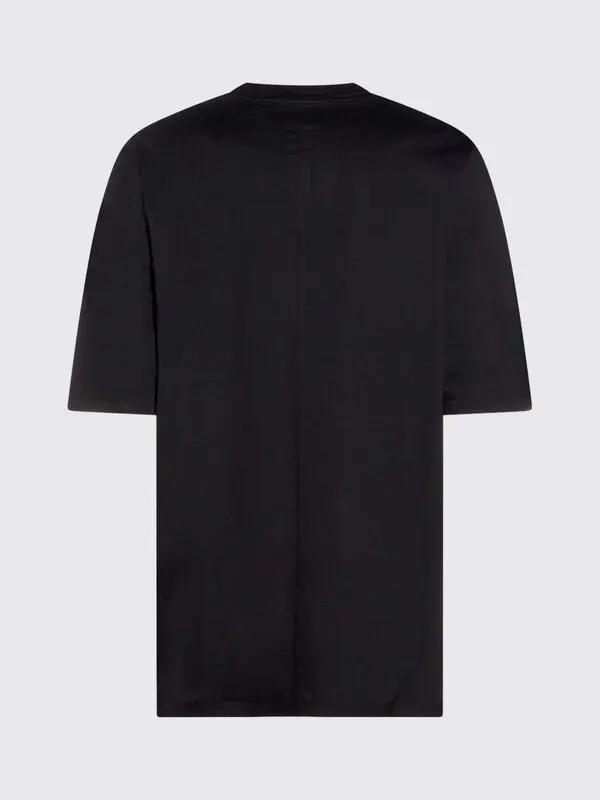 Rick Owens Printed Cotton Oversized T-shirt - Black