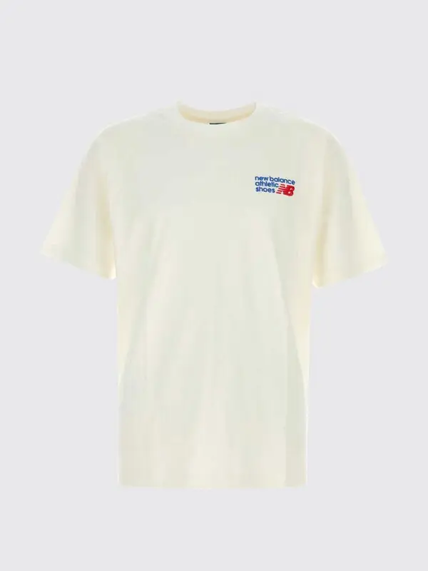 NEW BALANCE Cotton T-shirt With Logo